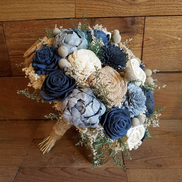 Navy Blue Burlap - Etsy