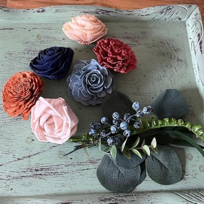 Wood Sola Flowers Rose - Etsy