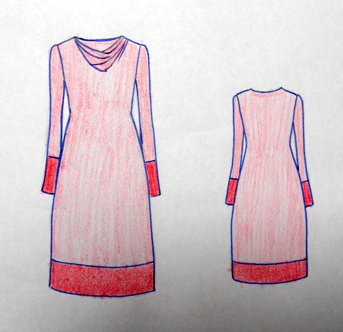 Pattern for Jerseydress jersey - Etsy