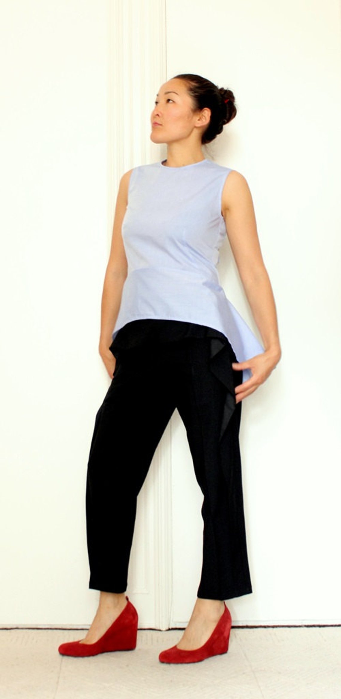 Pattern top blouse pdf ebook MADRID | Etsy