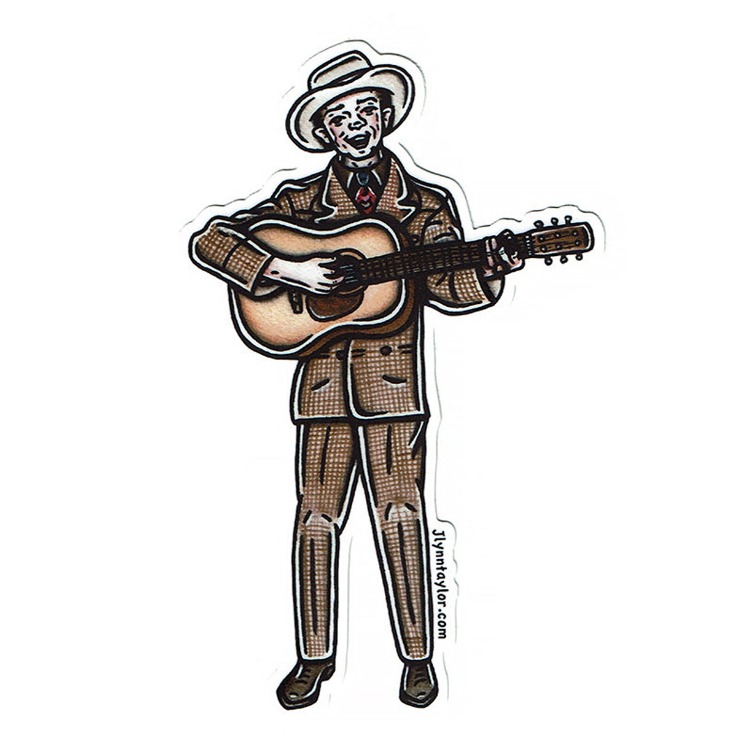 Hiram "hank" Williams Sticker - Etsy