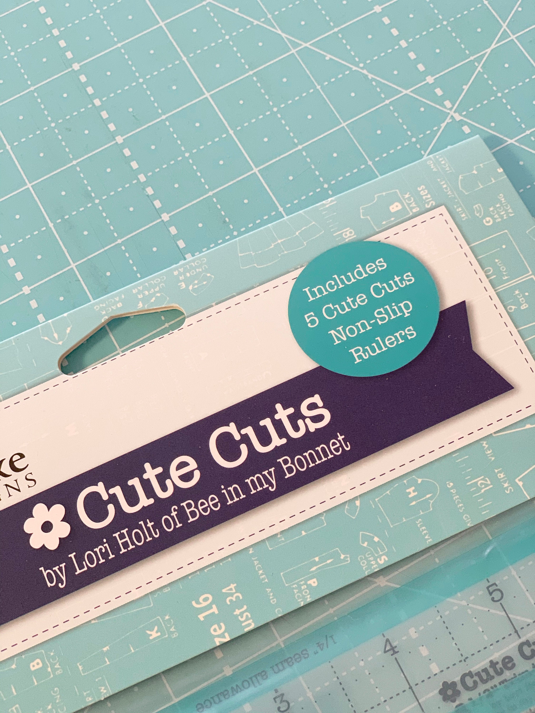 Cute Cuts Trim-It Rulers Set of 5 by Lori Holt of Bee in my | Etsy
