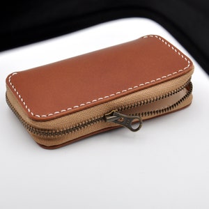 Leather SD Card Zipper Wallet ,SD Card Holder Storage Case Zipper Bag ...