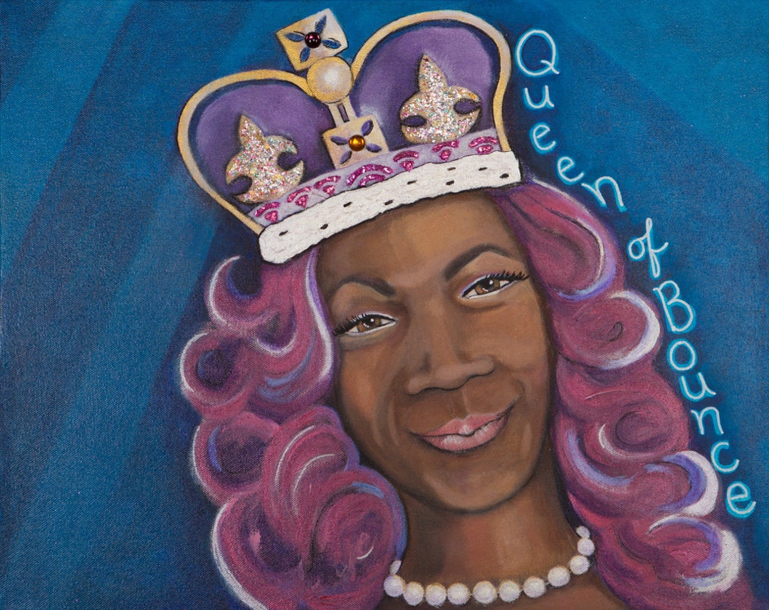 Big Freedia, the Queen of Bounce Original Painting, by Gator Girl - Etsy