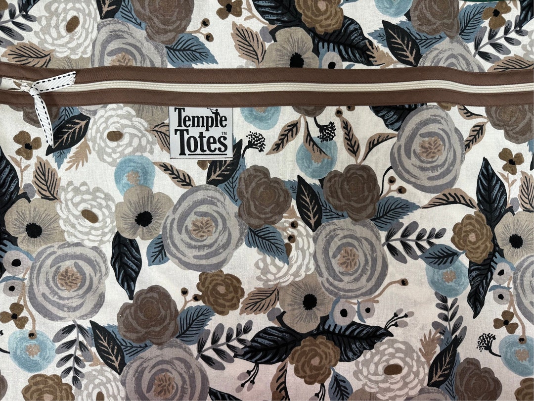 Templetotes LDS Temple Bag - English Garden (neutral) - Etsy