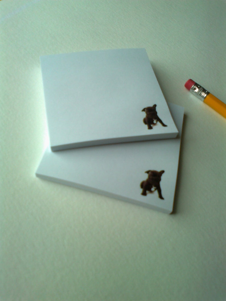 French Bulldog Puppy Sticky Notes 50 Notes - Etsy