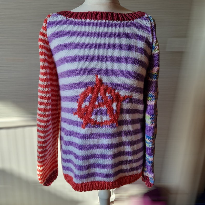 Punk Pink Sweater - Etsy UK