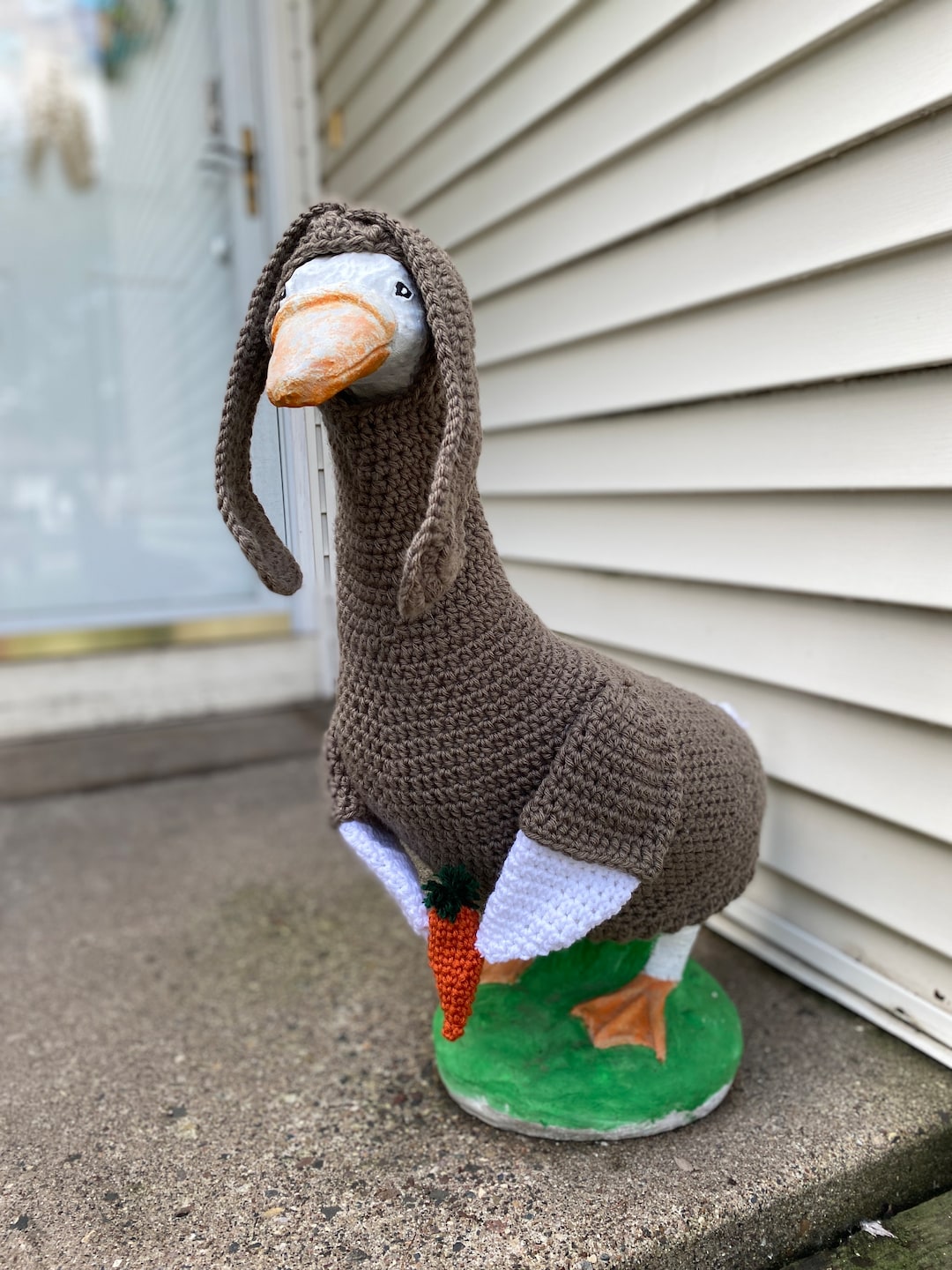 Porch Goose Outfit Floppy-ear Bunny With Carrot Fits 23 to 27 Inch ...