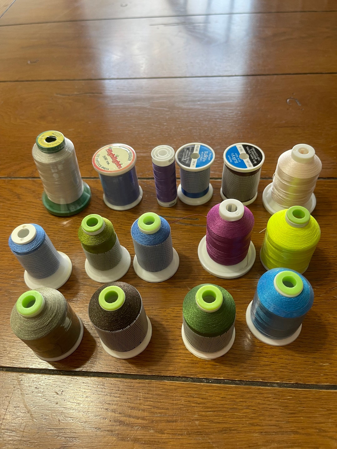 15 Spools of Embroidery Thread - Etsy
