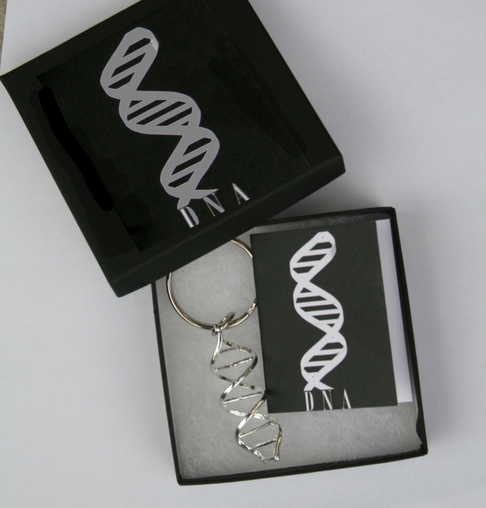 Science DNA Key Chain, Helix Key Chain, Biology Key Chain, Genetics ...