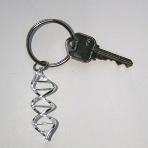 Science DNA Key Chain, Helix Key Chain, Biology Key Chain, Genetics ...