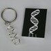 Science DNA Key Chain, Helix Key Chain, Biology Key Chain, Genetics ...