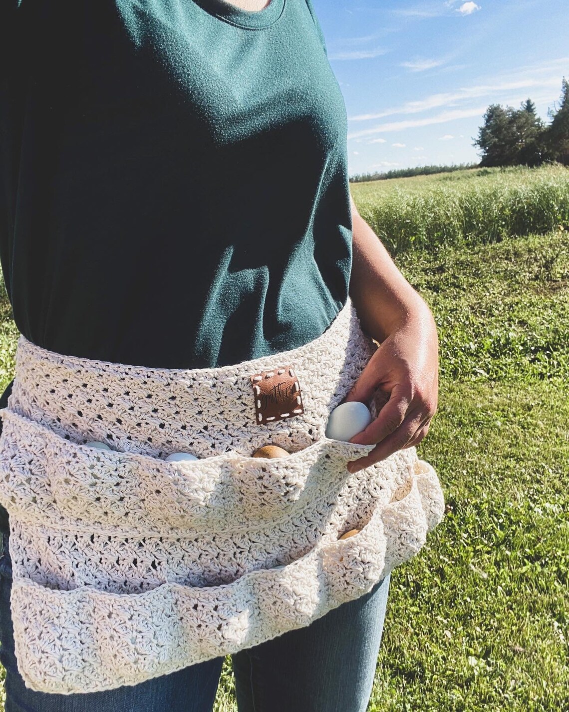 Homestead Egg Apron CROCHET PATTERN | Etsy