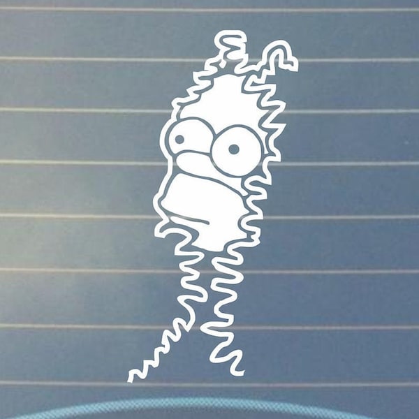 Homer Simpsons Car Decal - Etsy