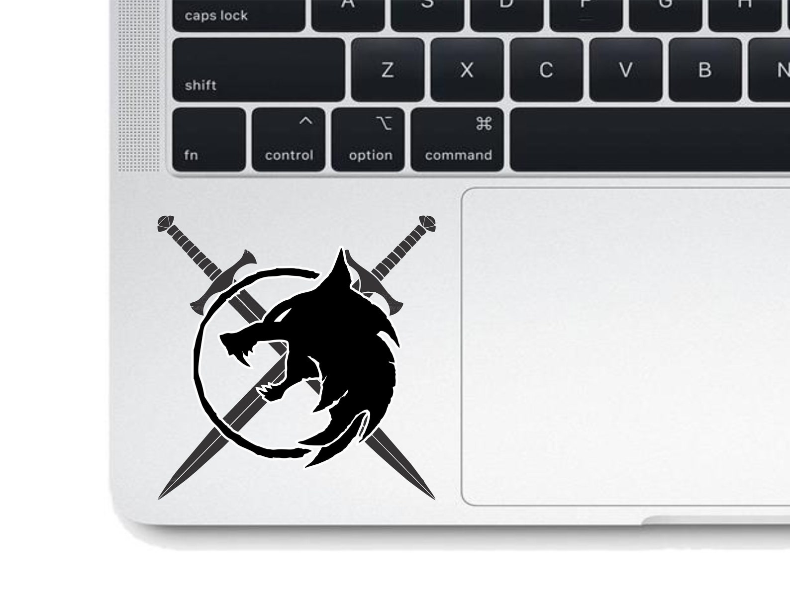 Witcher Inspired Crossed Swords Decal | Etsy