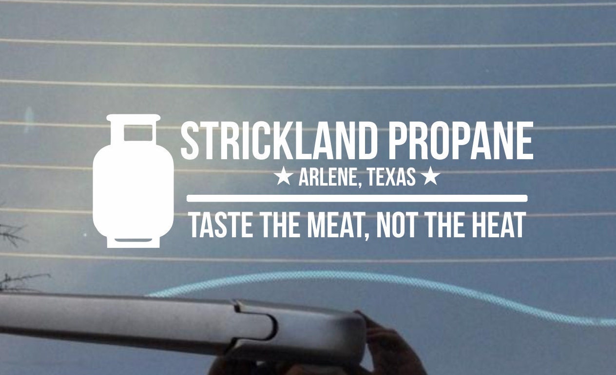 Strickland Propane Car Vinyl Decal | Etsy