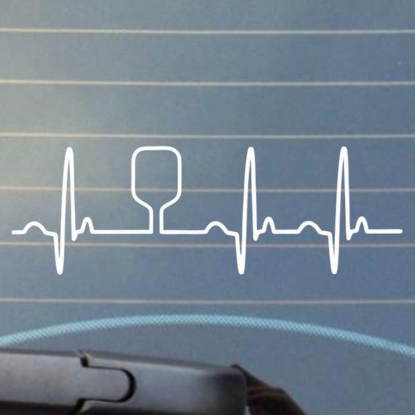 Ekg Decal - Etsy