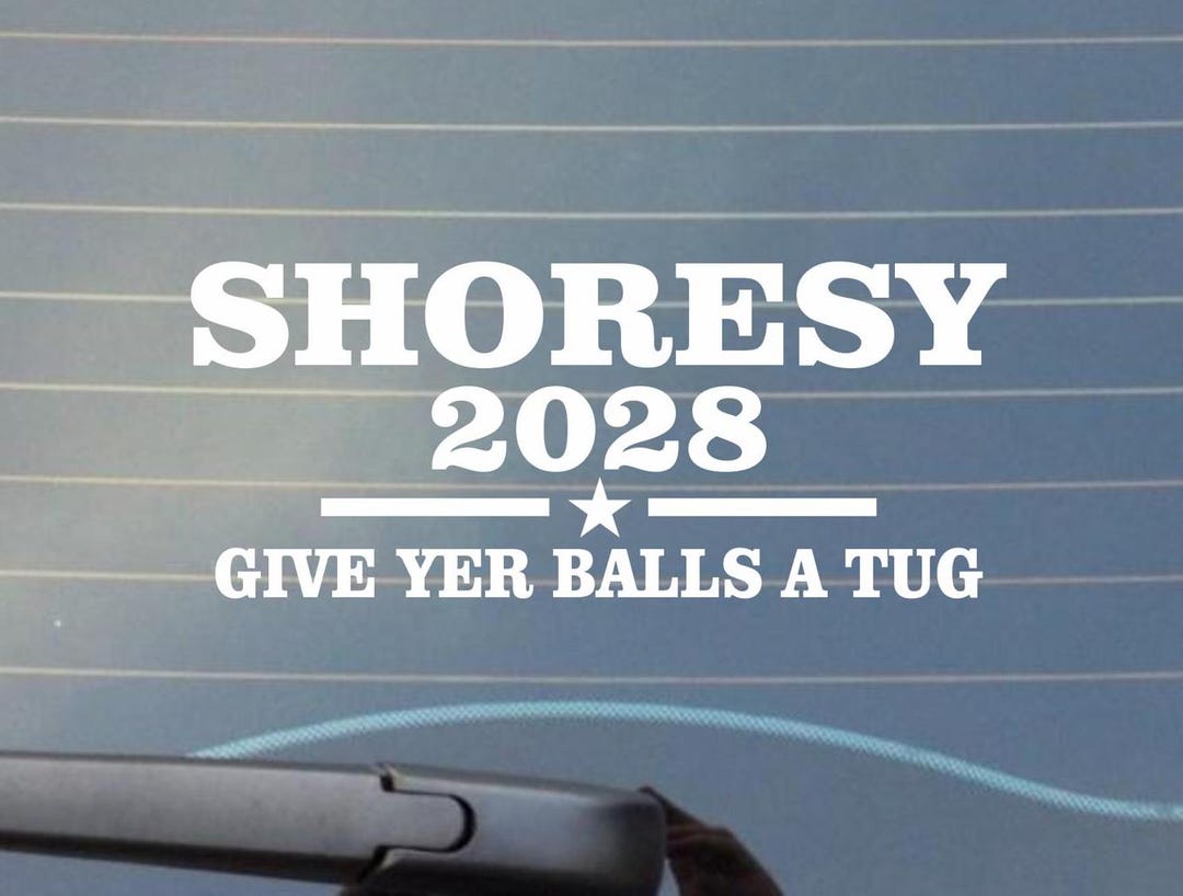 Shoresy 2028, Give Yer Balls a Tug Decal Car Decal/laptop Decal/tumbler ...