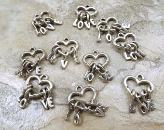 Pewter letters | Etsy