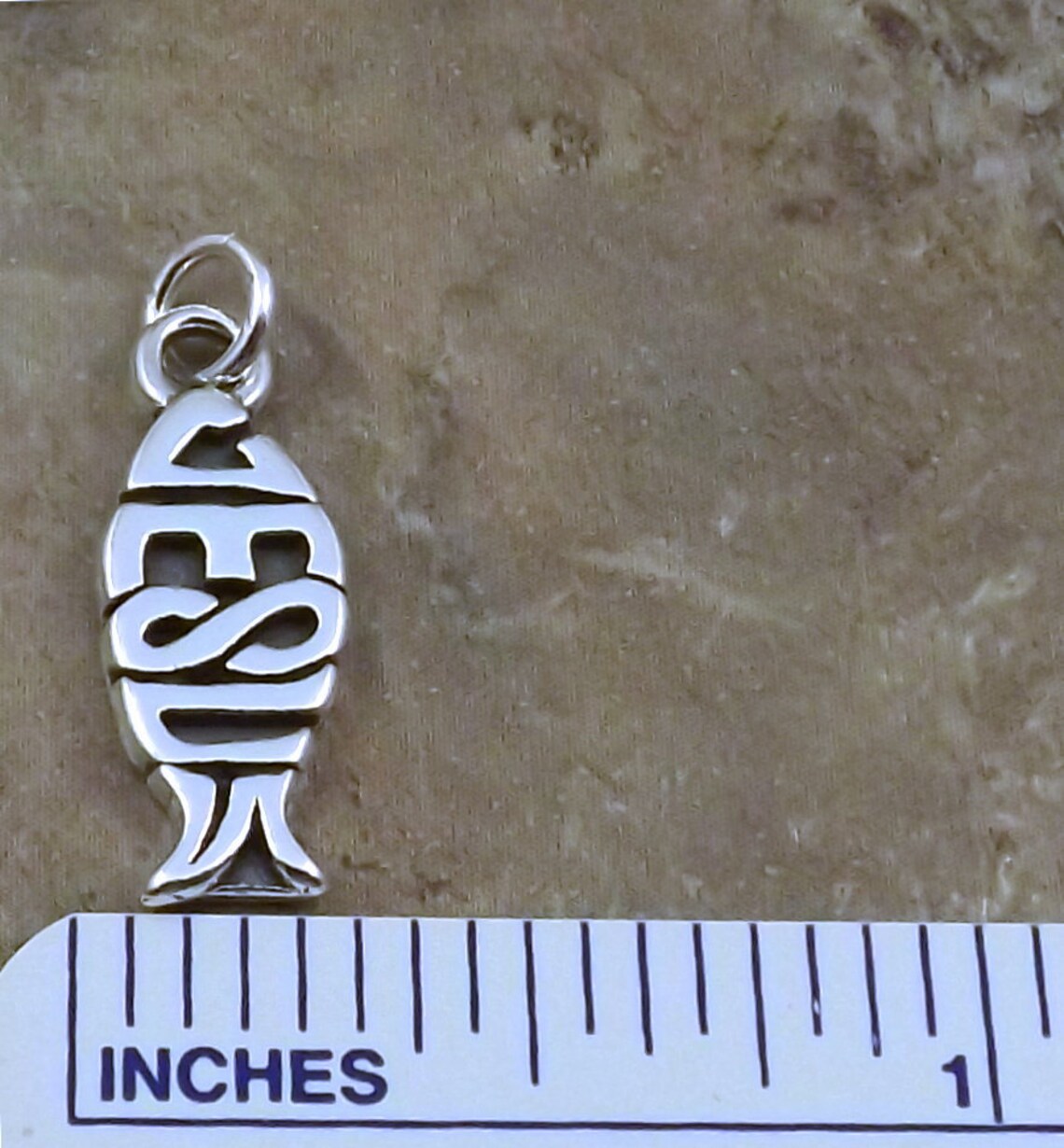 Sterling Silver jesus Fish Charm-fits European and - Etsy