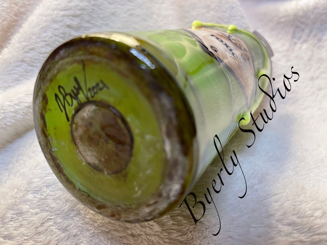 Toxic Drip Tumbler. Hand-painted Acrylics - Etsy
