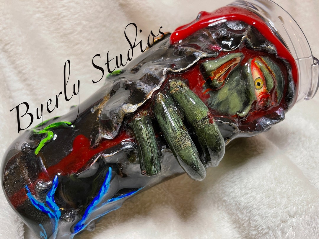 Sculpted Clay Zombie Outbreak Tumbler - Etsy