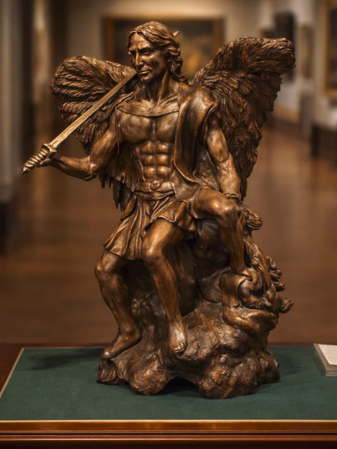 Archangel Michael Fo Bronze Sculpture, Numbered - John Byerly - John ...