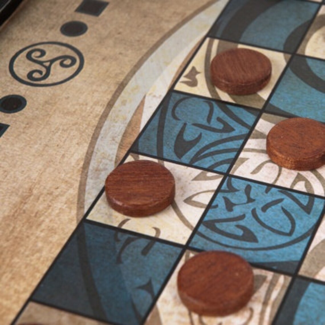 Checkers Board Game - Etsy