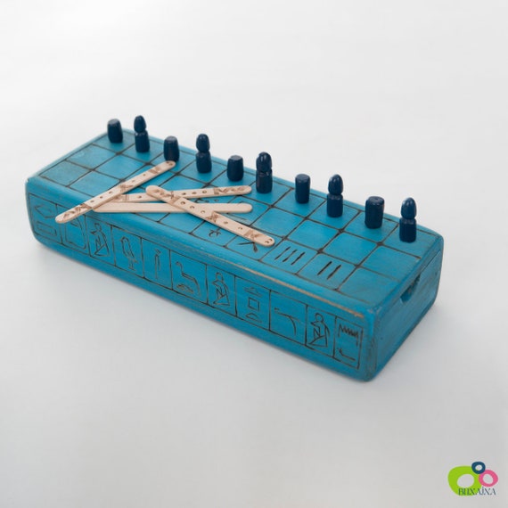 Senet Board Game and Hounds and Jackals Ancient Egypt Game | Etsy UK