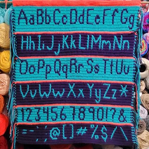 Large Mosaic Alphabet Mosaic Crochet Digital Pattern not a - Etsy UK