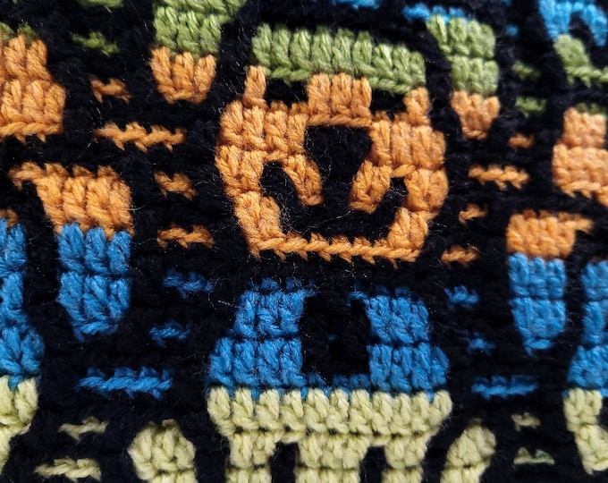 Large Mosaic Alphabet – Mosaic Crochet Digital Pattern (not a Physical ...