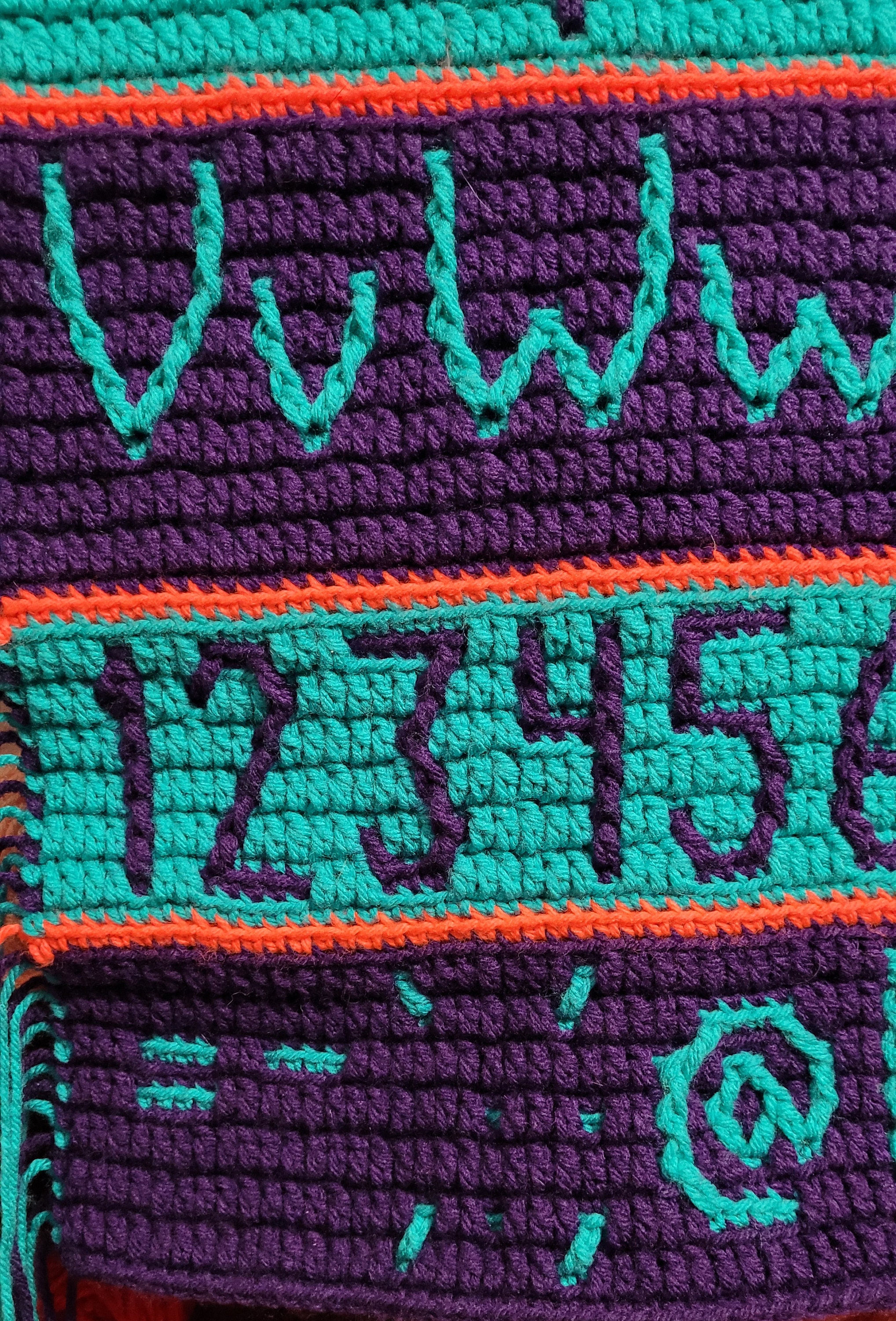 Large Mosaic Alphabet Mosaic Crochet Digital Pattern not a - Etsy