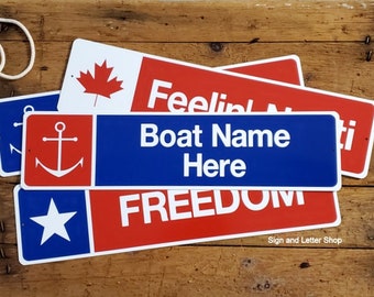 Outdoor Marina Sign - Etsy