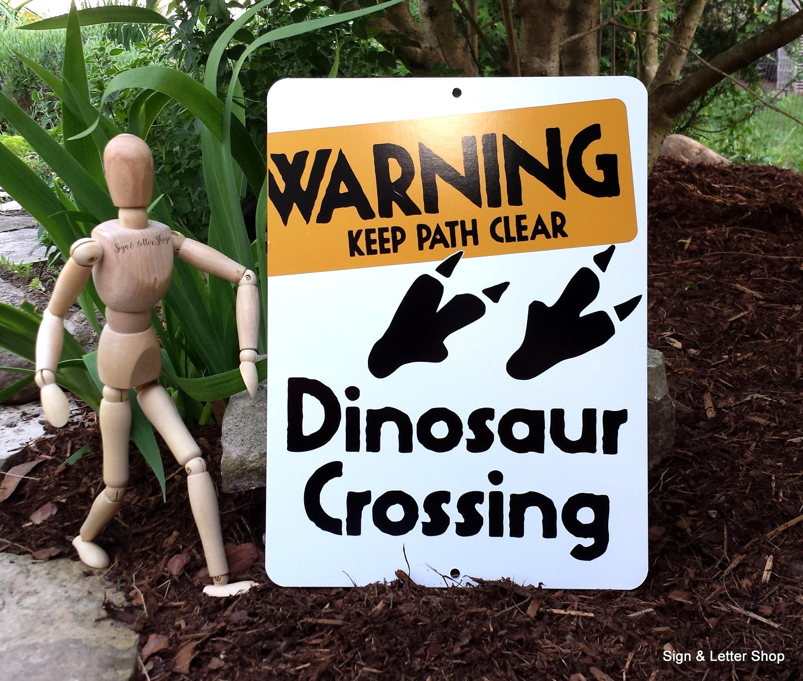 Dinosaur Crossing Signs