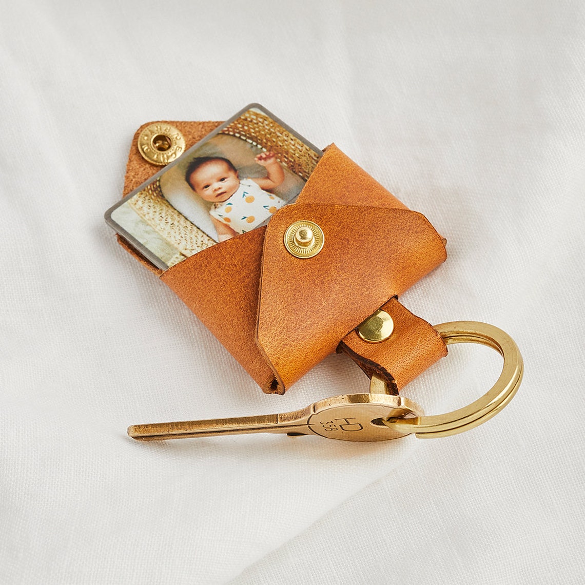 Personalised Pop-up Leather Photo Keyring Photo Keyring - Etsy