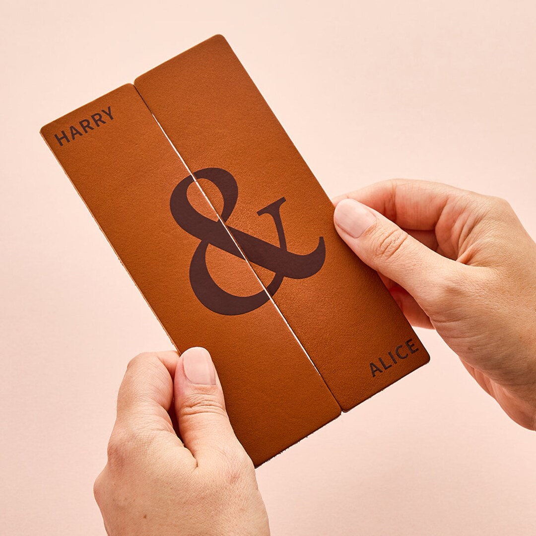 Personalised Couples Bookmark Set | Valentine's Day Matching Pair Gift ...