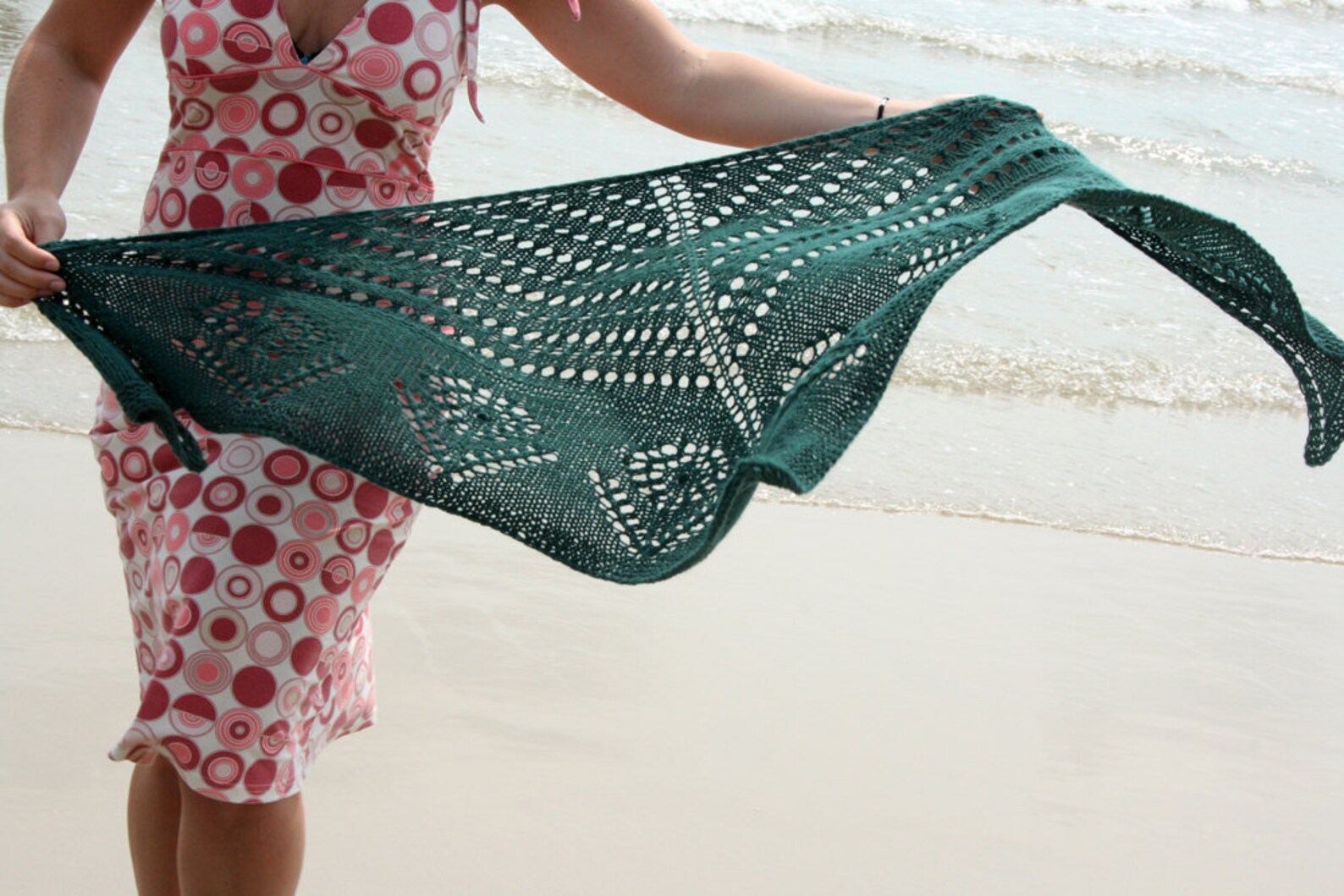 Lace Triangle Shawl Pattern - Knitting Shawl Pattern PDF, in 2 Sizes ...