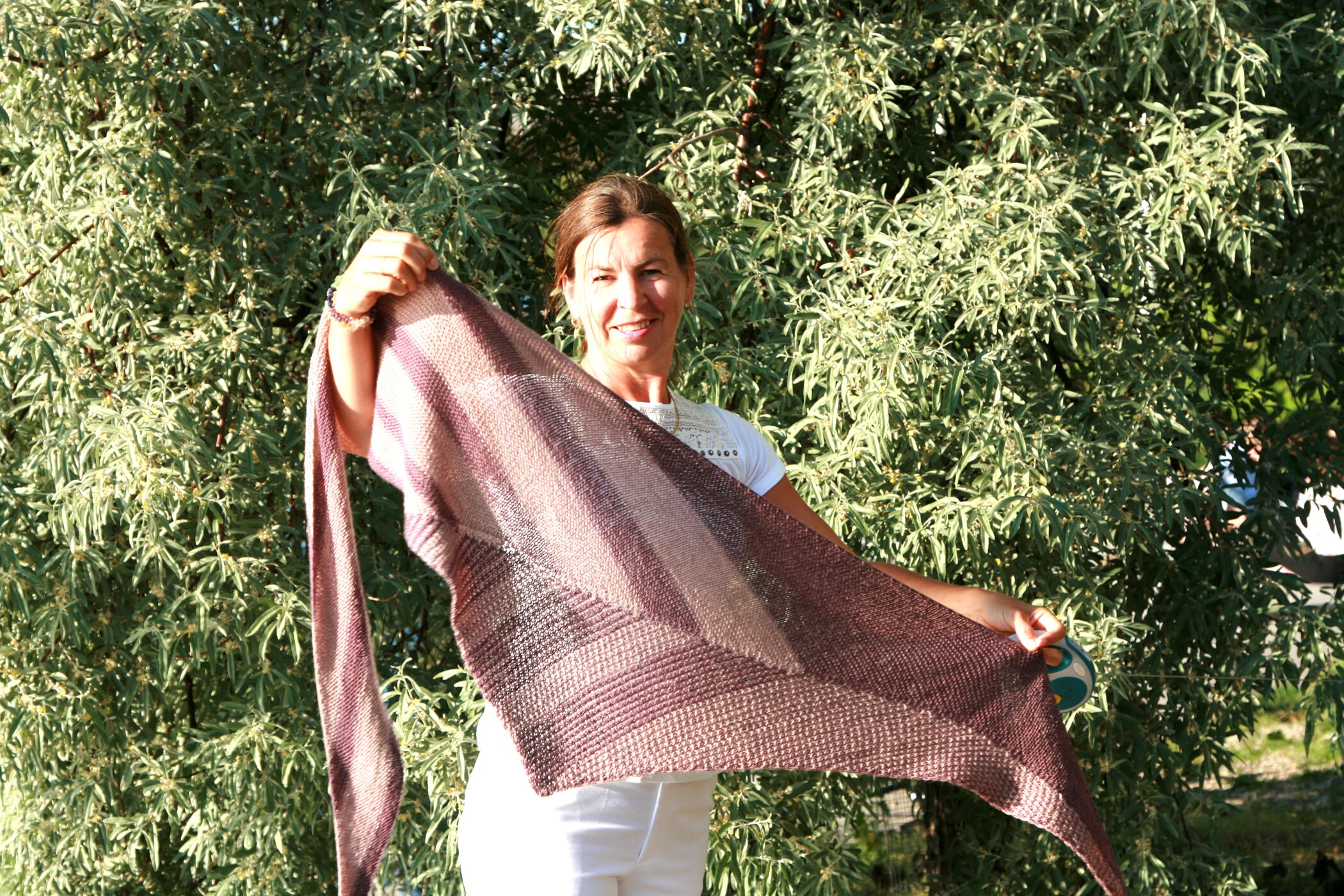 Secretia PDF Pattern Shawl, Knitted Shawl, Asymmetrical Shawl, Triangle ...