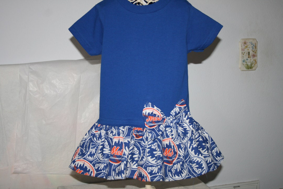 Little Girls New York METS Baseball DRESSES Infant Toddler Toddlers ...