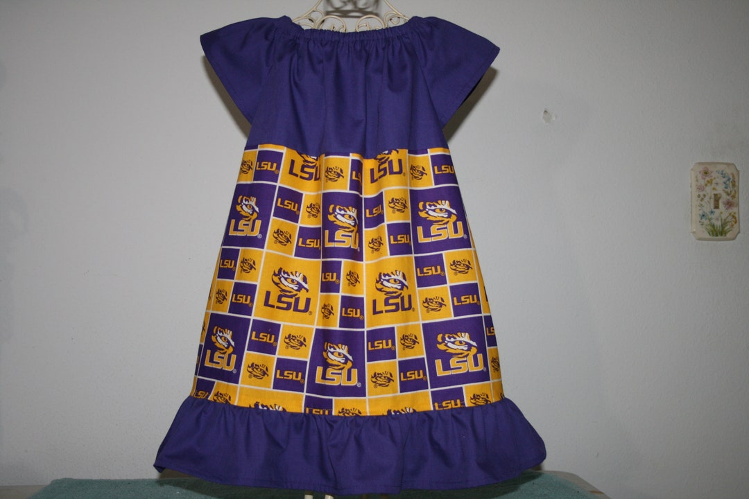 LSU Louisiana State University Peasant Dress Infants Toddler Toddlers ...