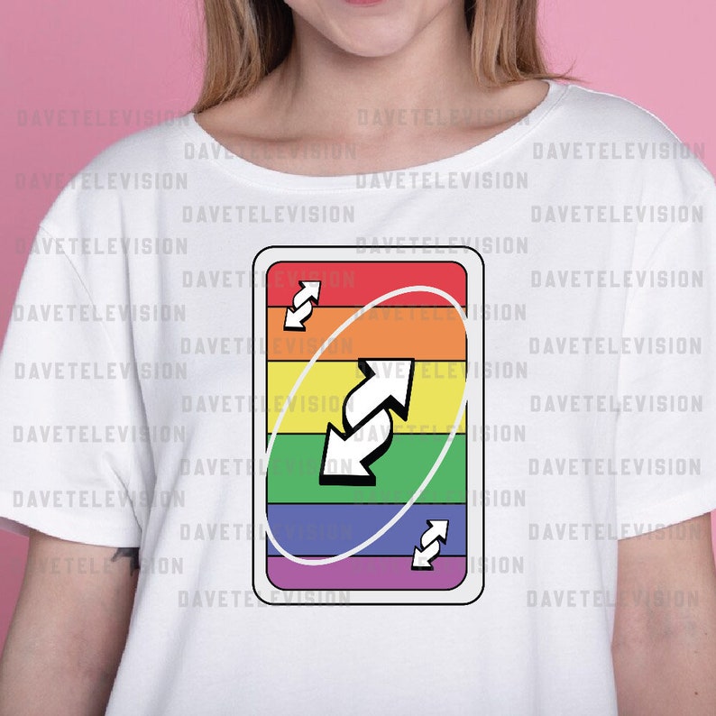 Reverse Card Rainbow Svg LGBT Card Svg Card Game Svg Play - Etsy