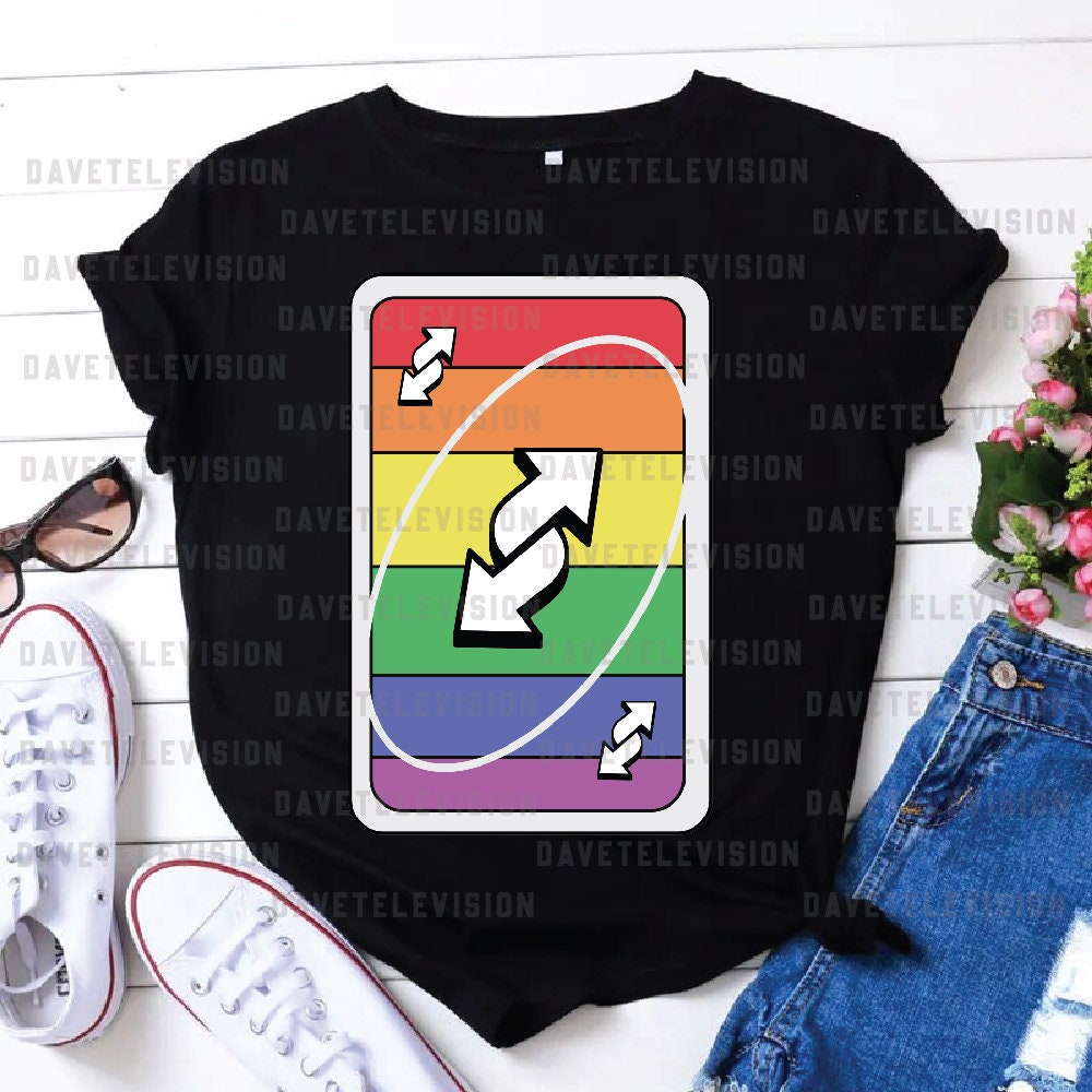 Reverse Card Rainbow Svg LGBT Card Svg Card Game Svg Play - Etsy