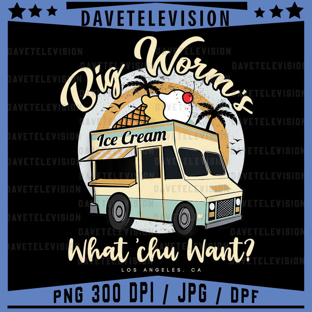 Big Worm's Ice Cream What Chu Want Hello Summer Sea & Beach Png, Big ...
