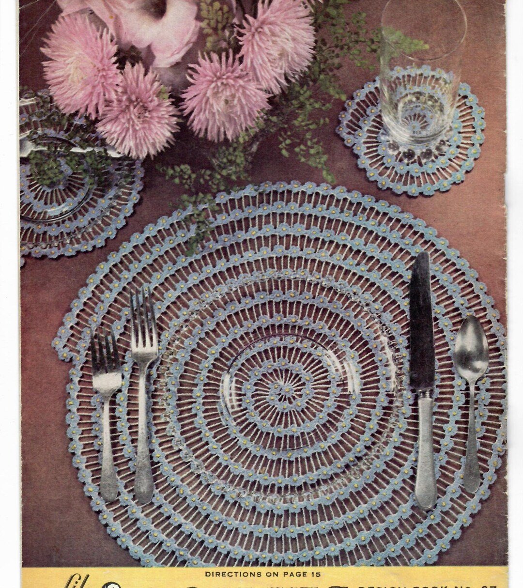Forget Me Knot Swirl Doily Pattern PDF Instant Download Pattern Crochet ...