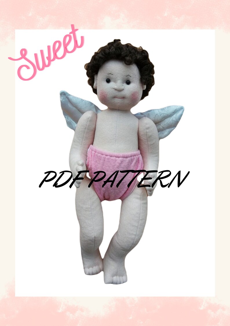 Angel Cloth Doll Sewing Pattern: 21" Jointed Doll (PDF) - Etsy