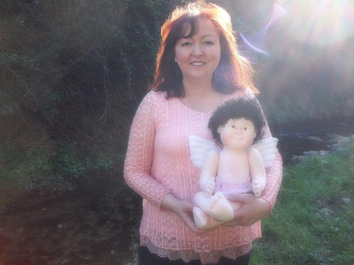 Angel Cloth Doll Sewing Pattern: 21" Jointed Doll (PDF) - Etsy