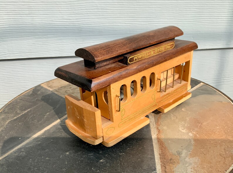 San Francisco Cable Car Music Box-1970s - Etsy
