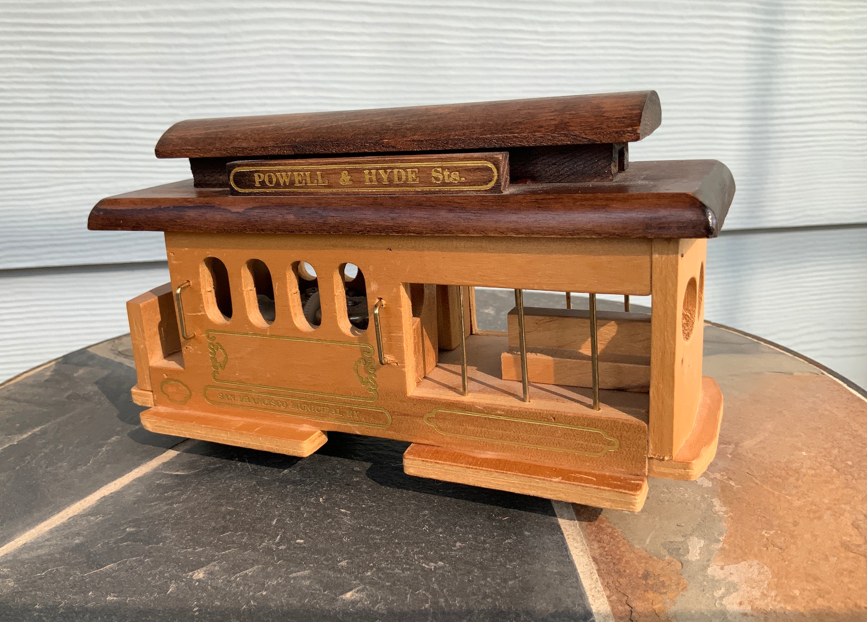 San Francisco Cable Car Music Box-1970s - Etsy