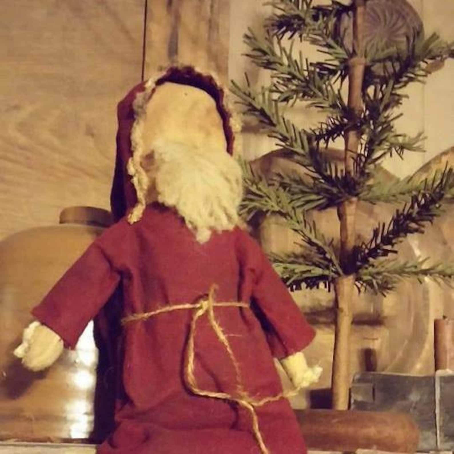 Primitive Santa - Etsy