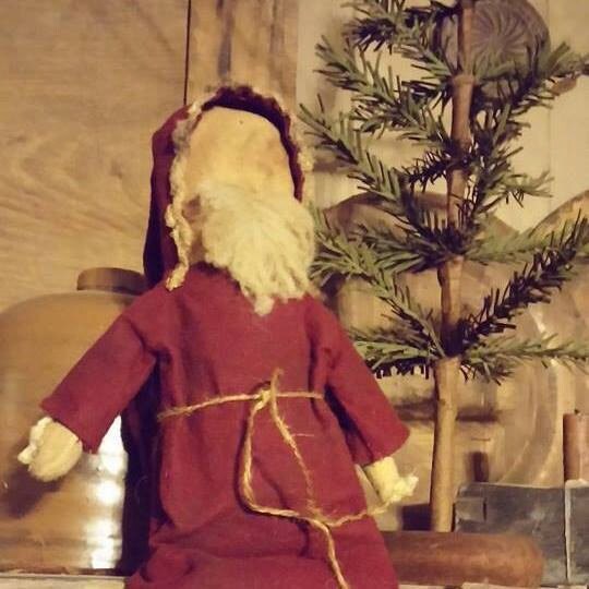 Primitive Santa - Etsy